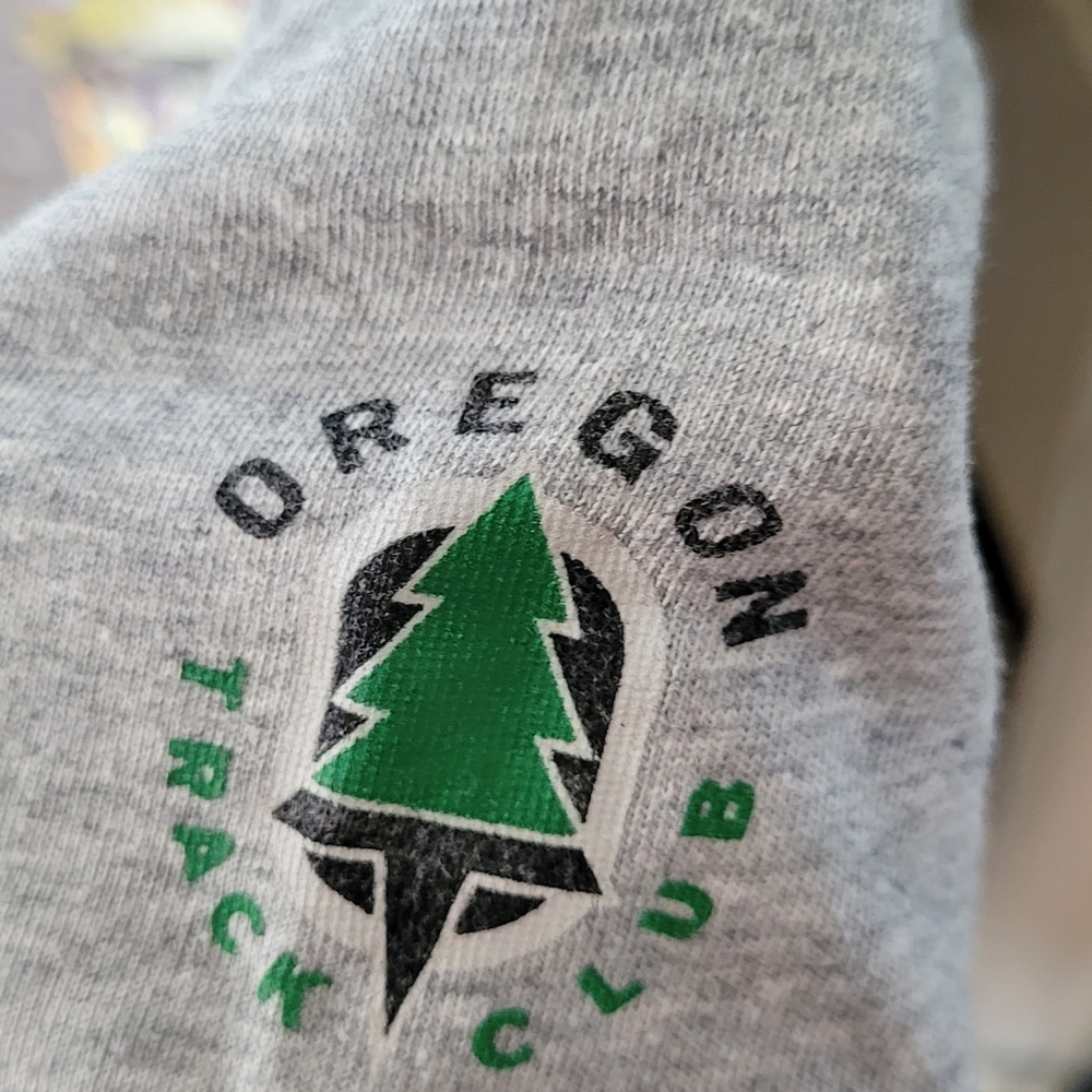 Grey Nike Oregon Track Club Tshirt - Gem